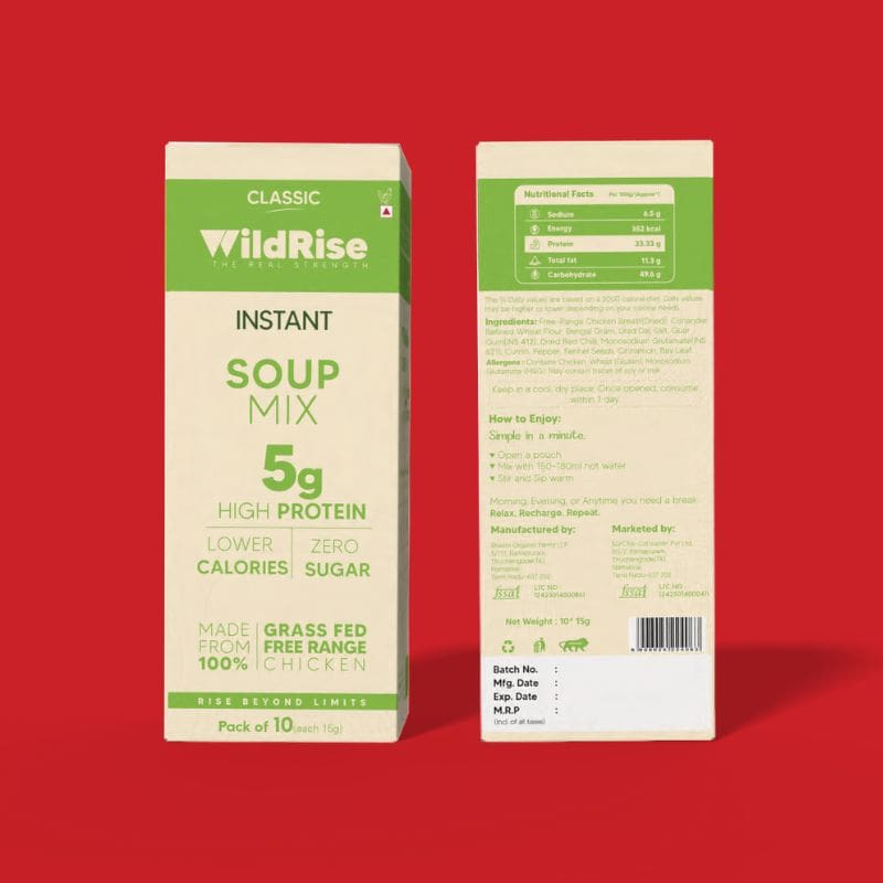 Buy Instant Chicken Soup Mix & Healthy Protein Drink Online – WildRise